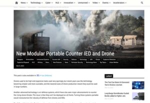 New Modular Portable Counter IED and Drone - Netline Communication ...